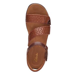 Clarks Kitly Way Tan Leather 7 B (M)