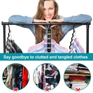 Closet Organizers and Storage,Upgraded Organization and Storage Clothes Hanger,12 Pack College Dorm Room Essentials,Sturdy Closet Organizer Home Essentials Space Saving Hangers for Thick Clothe