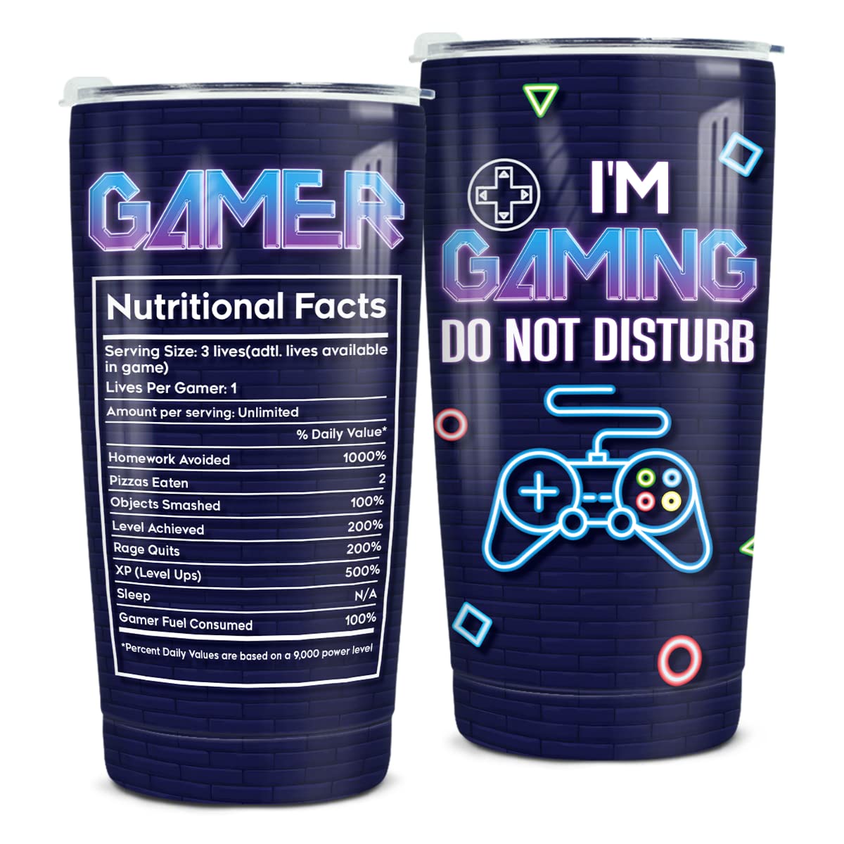 winorax Gaming Cup I'm Gaming Do Not Disturb Gamer Tumbler 20oz Stainless Steel Coffee Travel Mug With Lid Game Gift For Men Teen Boys Girls Son Husband Boyfriend Dad Birthday Christmas Presents