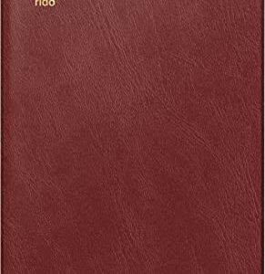 rido/idé Monthly calendar model mini planner d 15 2024 2 pages = 1 month sheet size 8.7 x 15.3 cm wine red