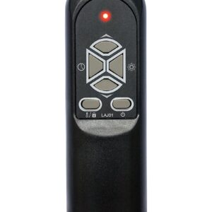 Replacement Remote Control for Warm Living Deluxe Home Infrared Stove Heater Fireplace