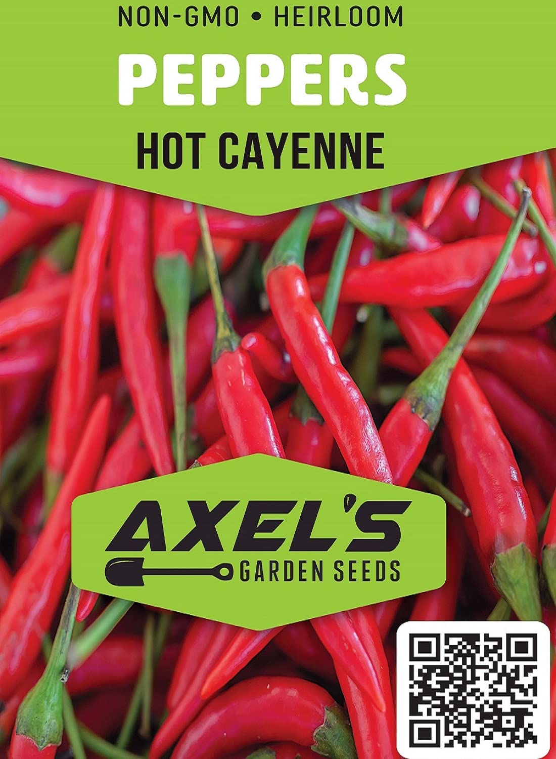 Cayenne Pepper Seeds for Planting Outdoors | Non GMO Heirloom Seed Packets | Full Planting Instructions to Plant & Grow Vegetables in Home Garden | 100 Cayenne Pepper Seeds Per Packet, 1 Packet