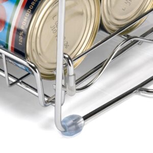 Innovatronic Stackable Can Rack Organizer, Chrome, Efficient and Versatile