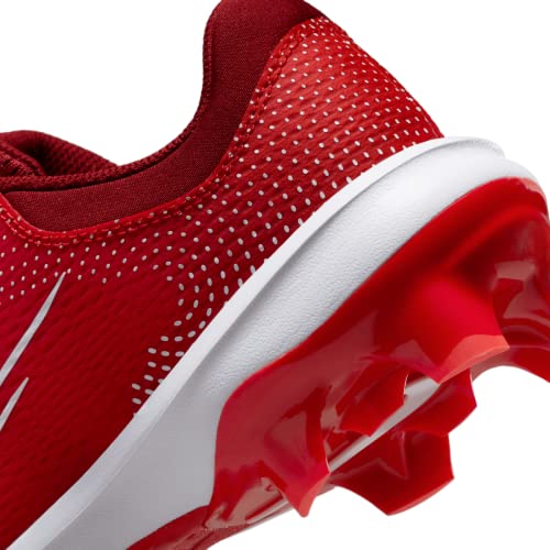 Nike Women's Hyperdiamond 4 Pro Molded Softball Cleats Red | White Size 8 Medium