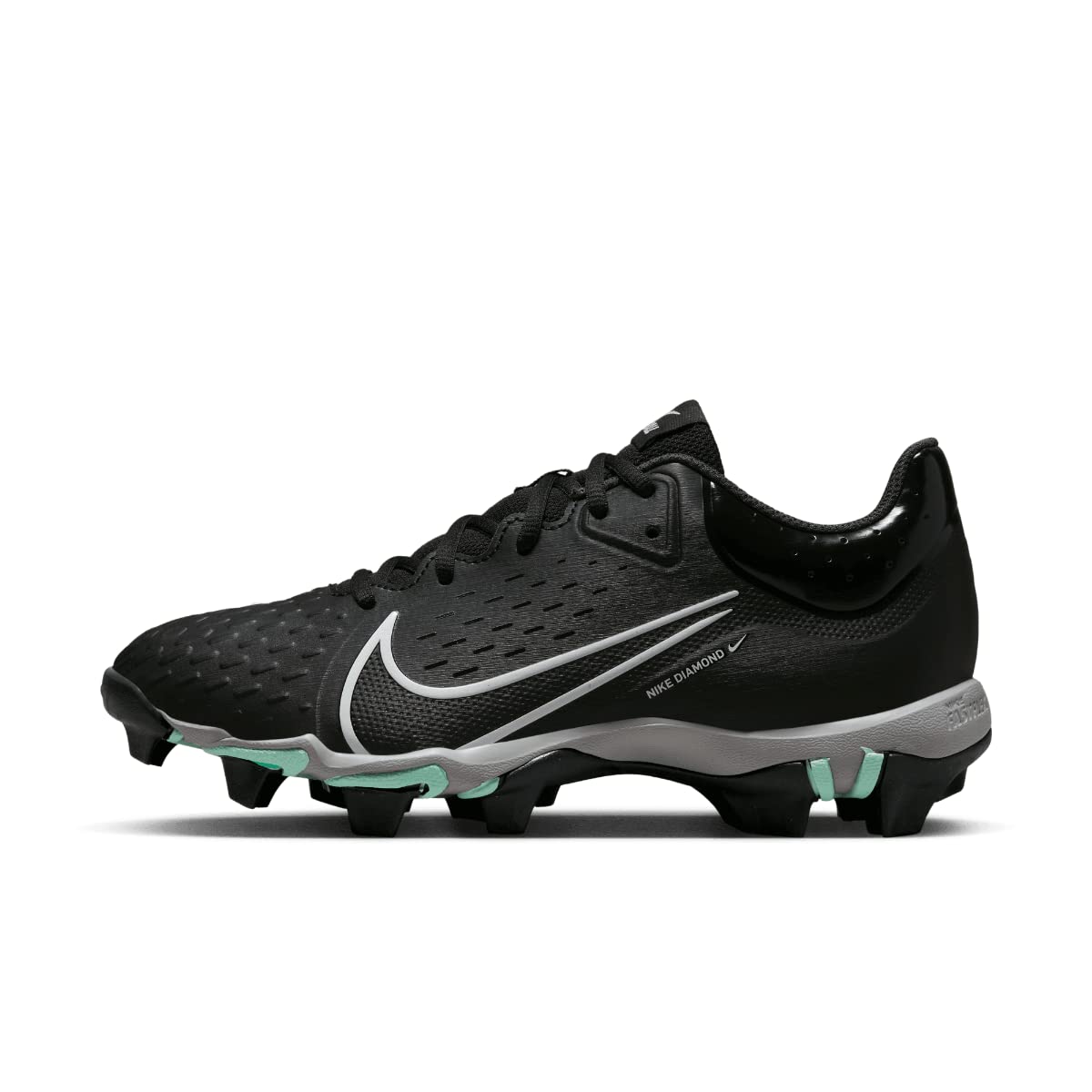 Nike Hyperdiamond 4 Keystone Molded Softball Cleats Black | White SZ 7.5