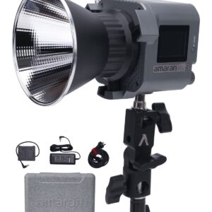 Aputure amaran 60dS Video Lighting,amaran 60d Studio Light,60W COB Daylight Bowens Mount Point-Source LED Video Light,App Control,Photography Lighting(amaran 60dS)