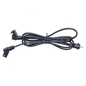 Okin Extended Cable for Power Recliner Lift Chair, Splitter Cord 2-Pin Y Cable Replacement (one is 55 inch, one is 8 inch) for 2 Motors and Power Supply