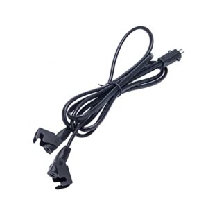 Okin Extended Cable for Power Recliner Lift Chair, Splitter Cord 2-Pin Y Cable Replacement (one is 55 inch, one is 8 inch) for 2 Motors and Power Supply