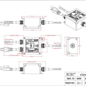 AC120V 15Amp Automatic Transfer Switch, ATS Auto Transfer Switch, HD060