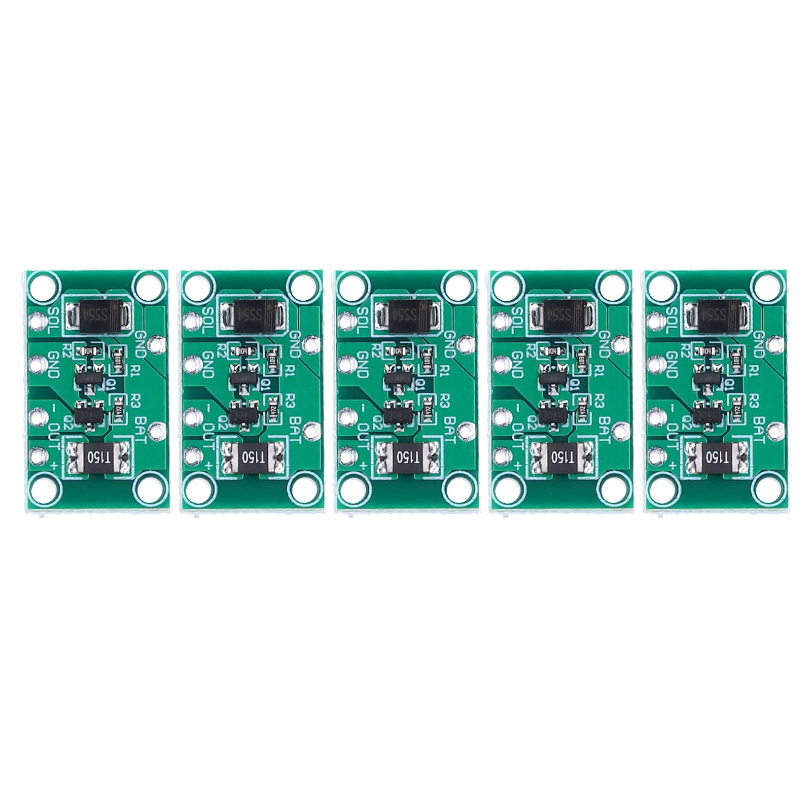 5pcs Solar Controller Board Battery Charging Controller Module Circuit Board for Solar Lamp