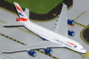 geminijets gjbaw2110 british airways airbus a380 g-xlel; scale 1:400