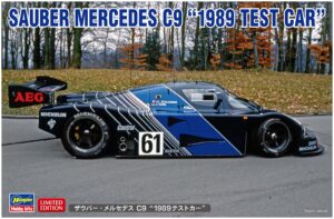 hasegawa 1/24 sauber mercedes c9 1989 test car plastic model 20626