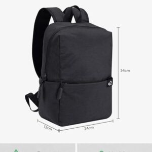 WATERFLY Mini Basic Lightweight Backpack: Simple Solid Color Lightweight Casual Everyday Backpack Small Basic Ultralight Travel Daypack For Woman Man Adult