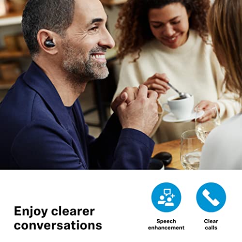 Sennheiser Consumer Audio Sennheiser Conversation Clear Plus - True Wireless Bluetooth Hearing Solution for Speech Enhancement with Active Noise Cancellation (ANC) - Black, medium