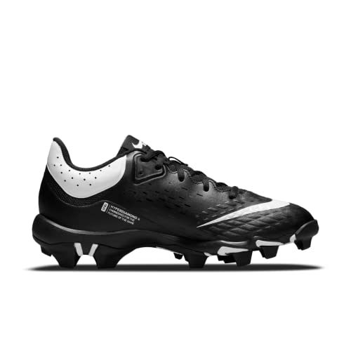 Nike Hyperdiamond 4 Keystone Molded Softball Cleats Black | Black | White Size 6.5 Medium