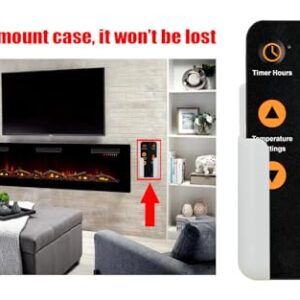 GENGQIANSI Replacement for Heat Surge Electric Fireplace Heater Remote Control WR18D