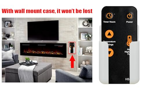 GENGQIANSI Replacement for Heat Surge Electric Fireplace Heater Remote Control WR18D