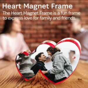 Canetti Double Heart Frame Red - Wall Hanging Picture Frames