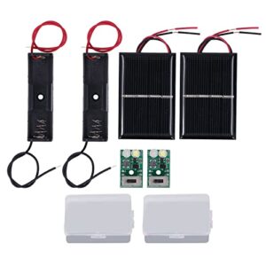 Solar Light Control Panel, 1.2V Lightweight Solar Lamp Control Board Kit Constant Current Drive for Garden