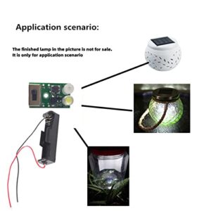 Solar Light Control Panel, 1.2V Lightweight Solar Lamp Control Board Kit Constant Current Drive for Garden