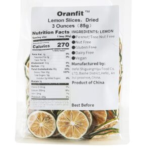 Oranfit Dried Lime Slices, Natural Dried Lime Slices, Crafts Cake Decoration Cocktail Garnish Table Scatters Potpourri Candle Crafts (3oz/85g)