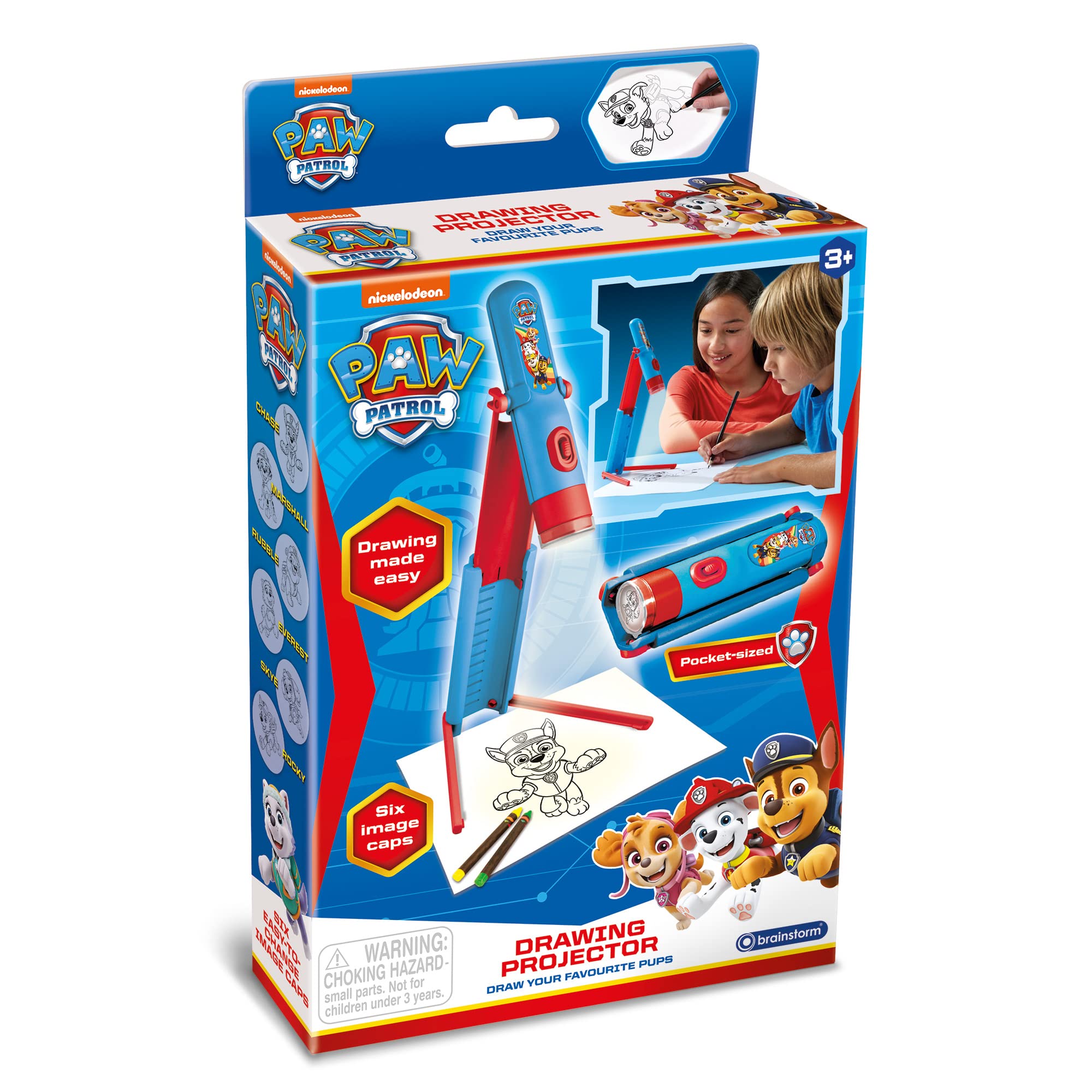 Nickelodeon PAW Patrol: Drawing Projector, Draw Your Favorite Pups, 6 Easy to Change Images, Sketching, Kids Ages 3+