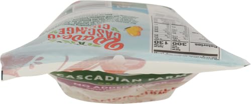 Cascadian Farm Organic Granola with No Added Sugar, Cinnamon Apple Cereal, Resealable Pouch, 11 oz.