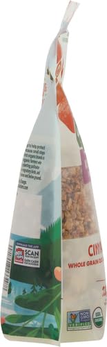 Cascadian Farm Organic Granola with No Added Sugar, Cinnamon Apple Cereal, Resealable Pouch, 11 oz.