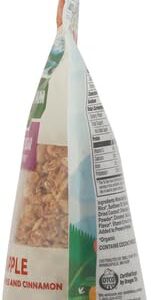 Cascadian Farm Organic Granola with No Added Sugar, Cinnamon Apple Cereal, Resealable Pouch, 11 oz.