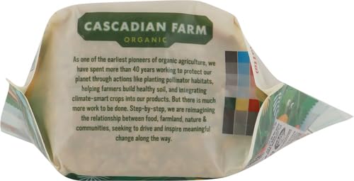 Cascadian Farm Organic Granola with No Added Sugar, Cinnamon Apple Cereal, Resealable Pouch, 11 oz.