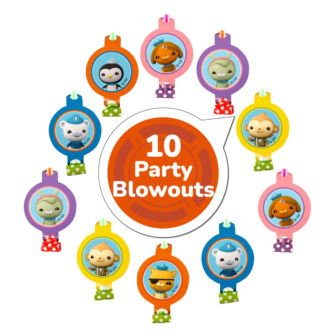 Octonauts Above and Beyond Party in a Box Kit: Complete Set 100+ Pieces - Plates, Cups, Banners, Utensils, Balloons, Stickers, Gift Bags, Decorations and More - Kwazzi, Barnacles, Dashi