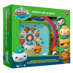 Octonauts Above and Beyond Party in a Box Kit: Complete Set 100+ Pieces - Plates, Cups, Banners, Utensils, Balloons, Stickers, Gift Bags, Decorations and More - Kwazzi, Barnacles, Dashi