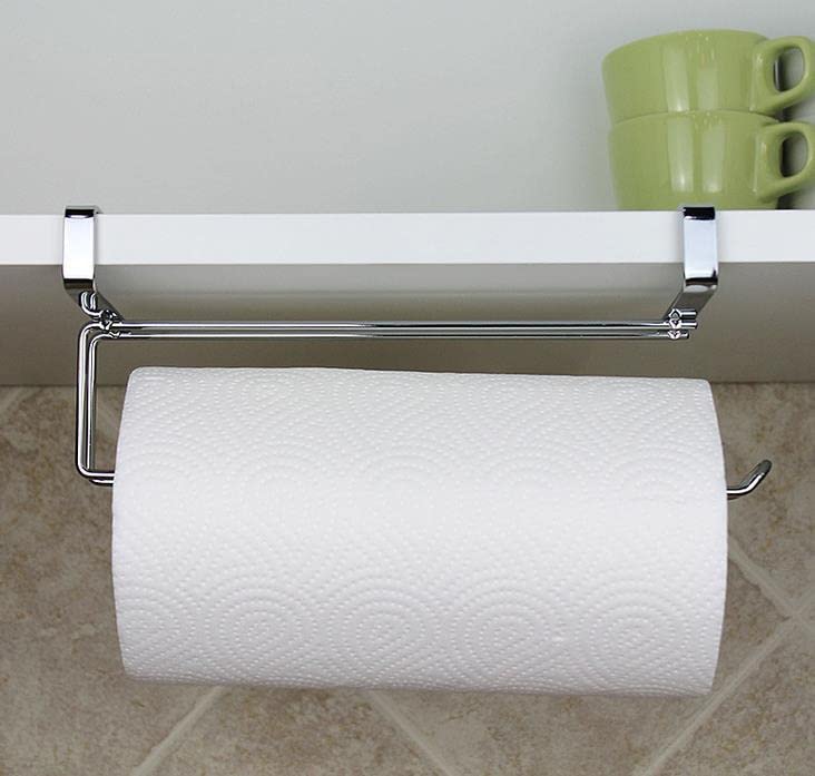 Paper Towel Holder Cabinet Door Back Hanging Paper Towel Holder Stainless Steel Rust Free