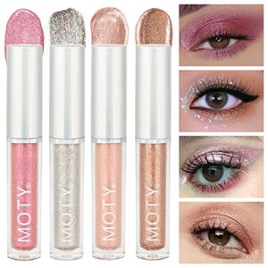 4 colors liquid glitter eyeshadow eyeliner makeup sticks.waterproof pink purple silver golden liquid iridescent sparkle eyeliner eyeshadow eyelid.quick-drying