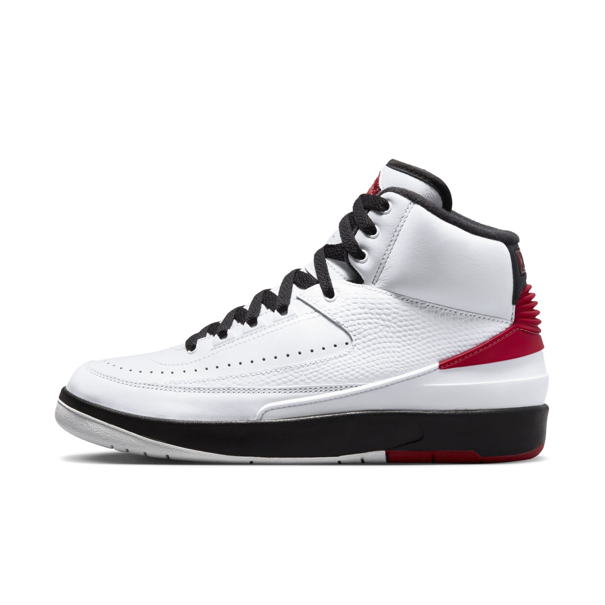 Jordan Womens WMNS Air Jordan 2 Retro OG DX4400 106 Chicago 2022 - Size 8W White/Varsity Red/Black