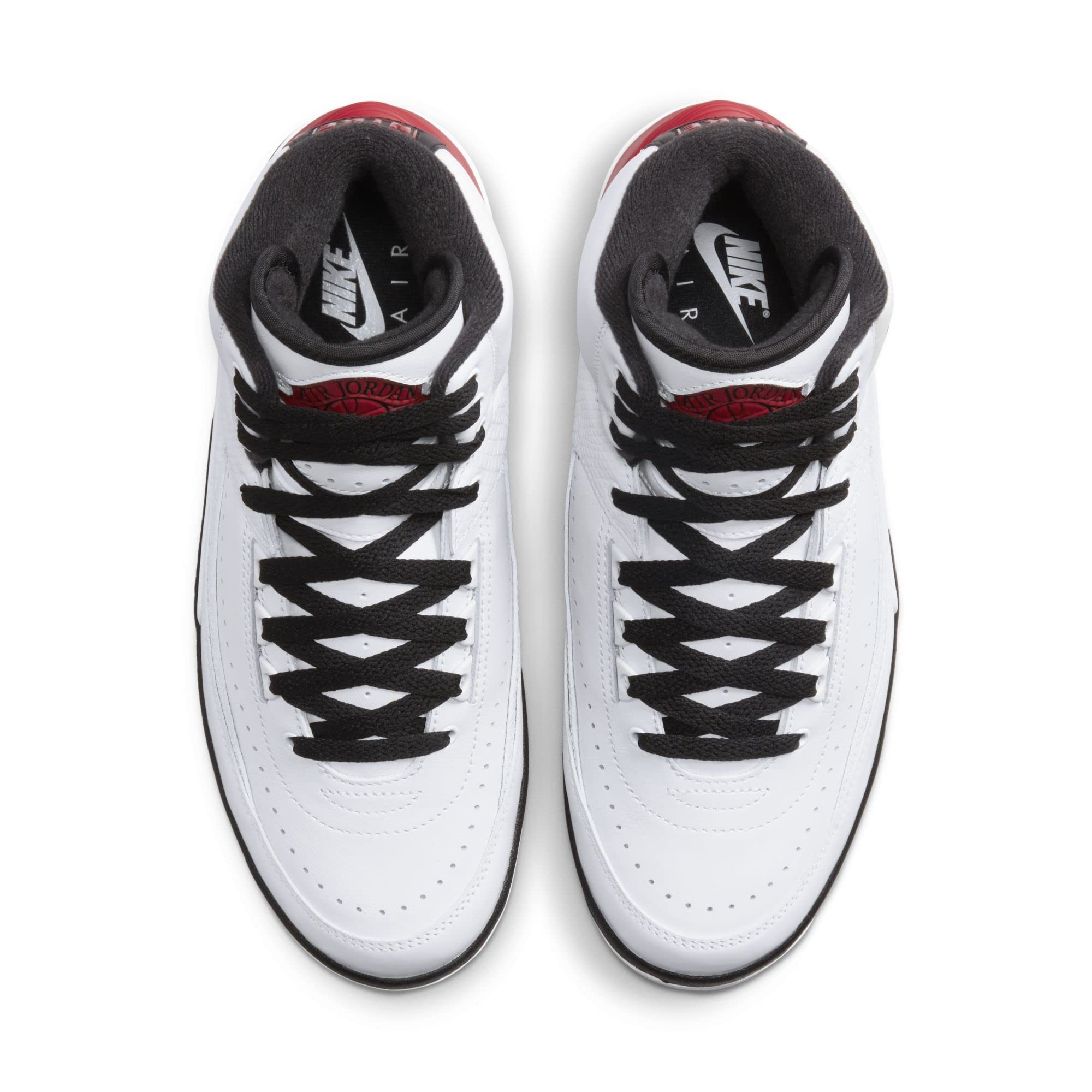 Jordan Womens WMNS Air Jordan 2 Retro OG DX4400 106 Chicago 2022 - Size 8W White/Varsity Red/Black