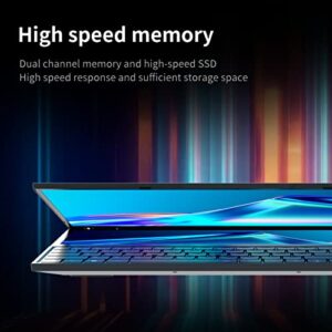 16in 14in Dual Screen Laptop, Complete Function Dual Touch Display Screen Laptop 512GB PCIe NVMe M.2 SSD 13600mAh Battery for Home (US Plug)