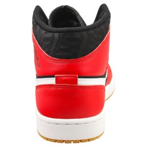 Jordan Mens Air 1 Mid DQ8417 006 Christmas 2022 - Size 9 Black/Fire Red-white-malachite