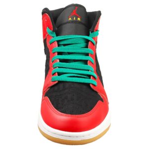 Jordan Mens Air 1 Mid DQ8417 006 Christmas 2022 - Size 9 Black/Fire Red-white-malachite