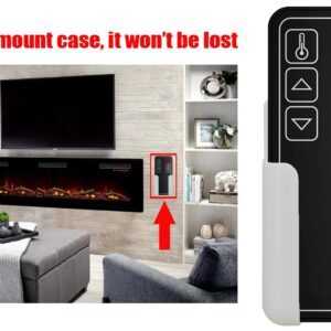 Replacement Remote Control for Furrion FF40SW15ABL F30SW15ABL FF40SC15ABL FF34SW15ABL FR88FR FF60SW15ABL 3D Electric Firebox Indoor Fireplace Heater