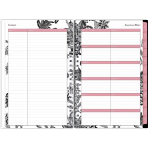 Blue Sky 2023-2024 Academic Year Weekly and Monthly Planner, 5" x 8", Flexible Cover, Wirebound, Analeis (130608-A24)