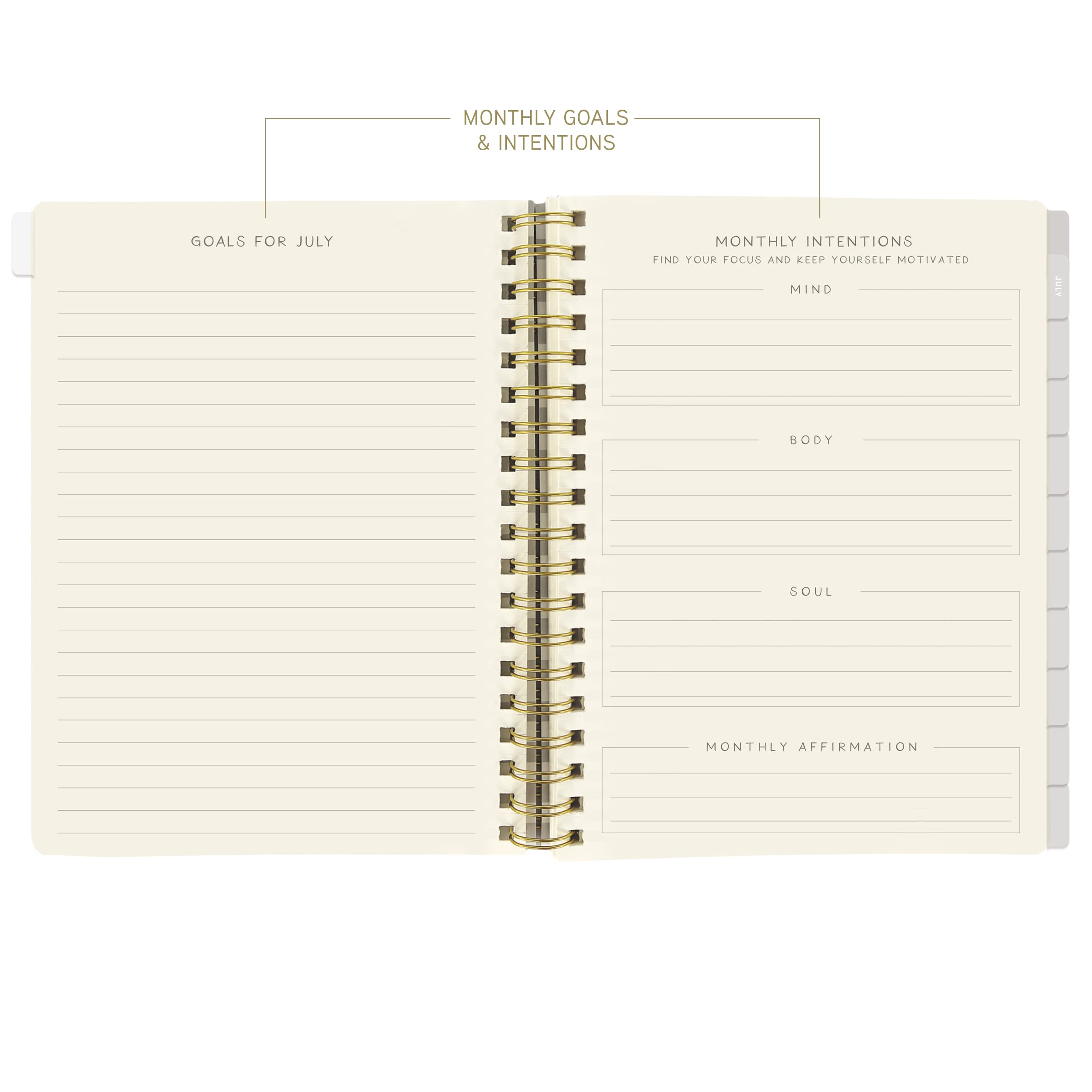 Graphique 2024 Spiral Frosted Cover Planner | 18 Month Organizer July 2023 - Dec. 2024 | Weekly & Monthly Spreads | To-Do & Note List | Reference Tabs | Reminder Stickers | Manifest | 8” x 10”