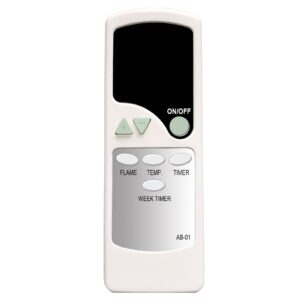 GENGQIANSI Replacement Remote Control for Lokatse Home FD19457 FD19458 FD19459 Wall Mounted Electric Fireplace