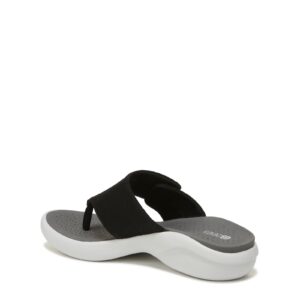 bzees womens camp out thong sandal black 7 w