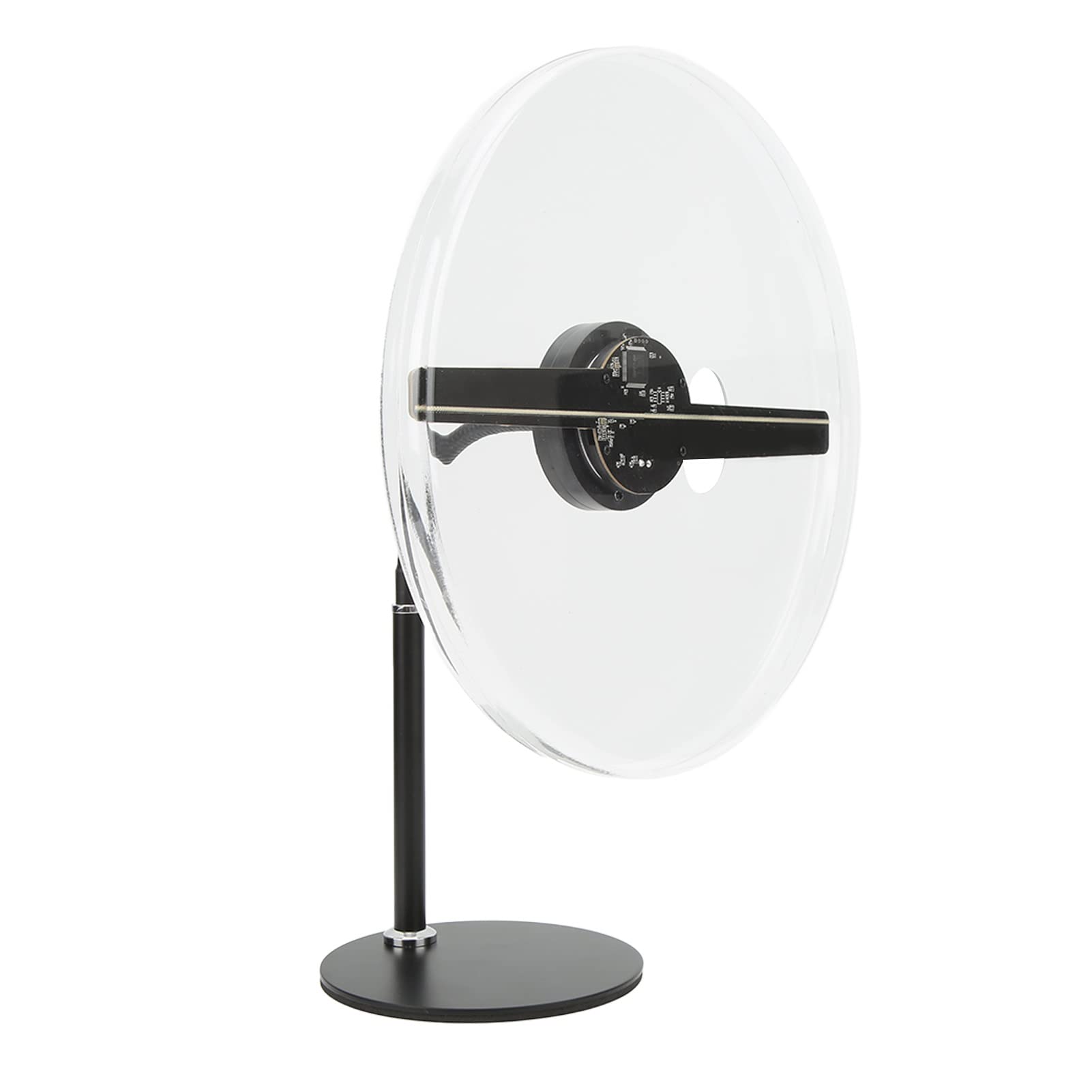 3D Holographic Fan, 30cm Naked Eye Hologram Fan LED Fan Advertising Display Projector 3D Holographic Projector LED Air Fan Projector, WiFi Module, APP Operation