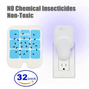 32 Pack Fly Trap Refill Compatible with Safer Home SH502, BAIMNOCM Plug-in Trap, Dynatrap DT3005W Dot