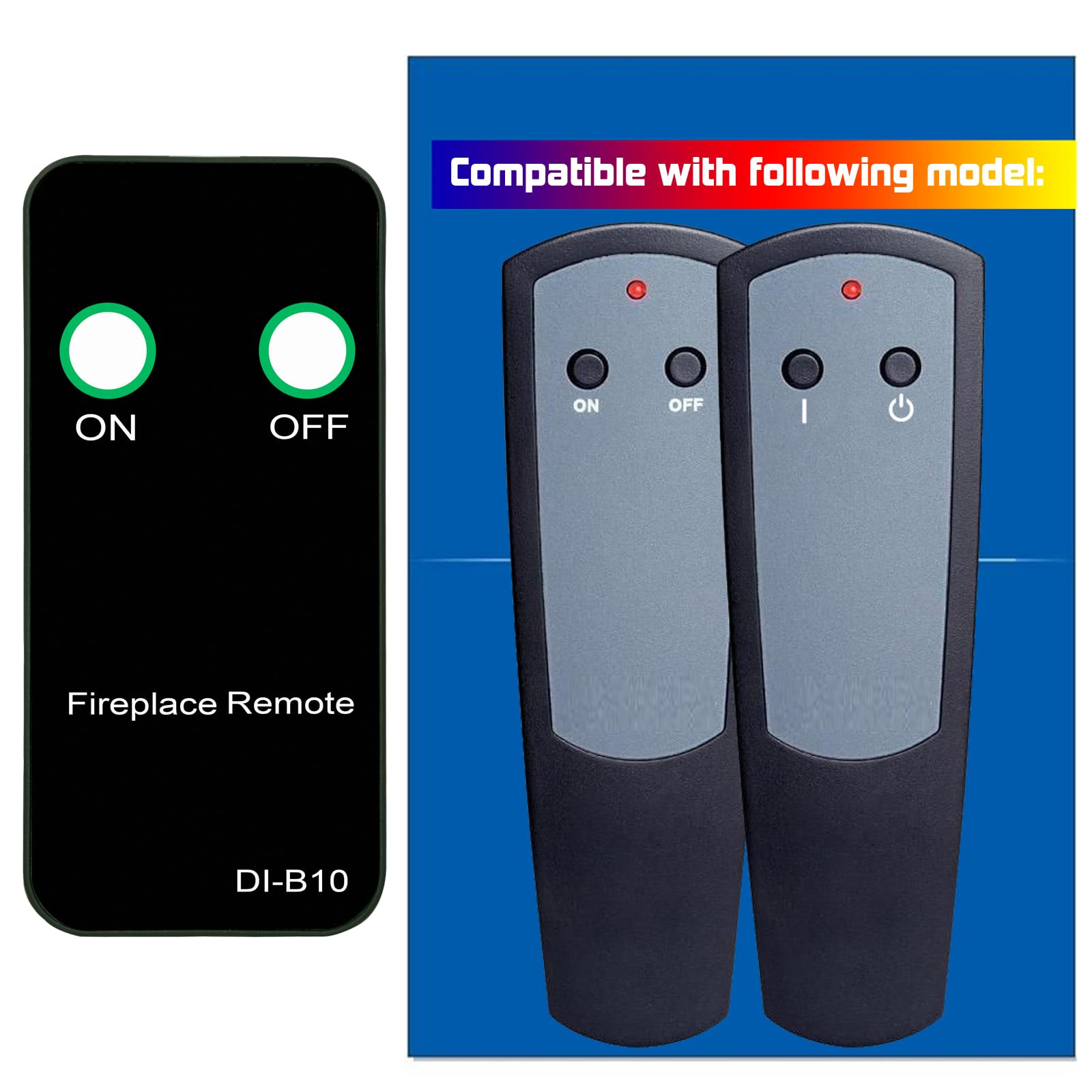 Replacement for Dimplex Fireplace Heater Remote Control DFI2310 DF12310 DFI2310 MOD A to D 6901470159