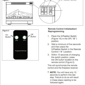 Replacement for Dimplex Fireplace Heater Remote Control DFI2310 DF12310 DFI2310 MOD A to D 6901470159