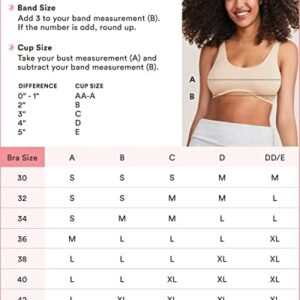 HATCH The Dream Feed and Sleep Bra - Wireless, No Hardware Nursing Bras - Maternity Bra with Crossover Front - Breathable Premium Pima Cotton Nursing Bra - Anise - Medium