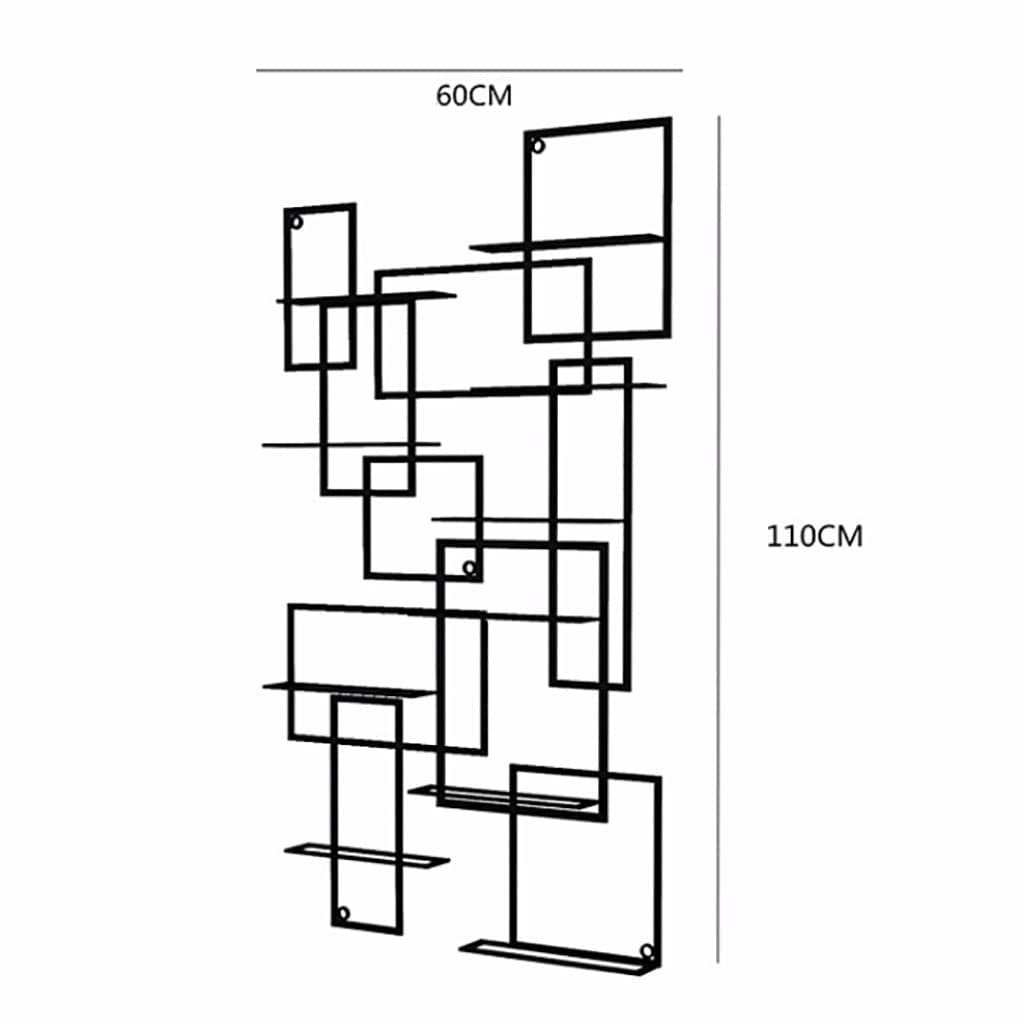 FPIGSHS Wine Rack Wall Mounted, Wine Bottle Rack Wall Wine Rack Wall Wine Rack Wall Wine Rack Iron Art Grape Wine bar Wine Rack Wine bar Shelf Multi-Bottle Shelf (Size : 1pcs)